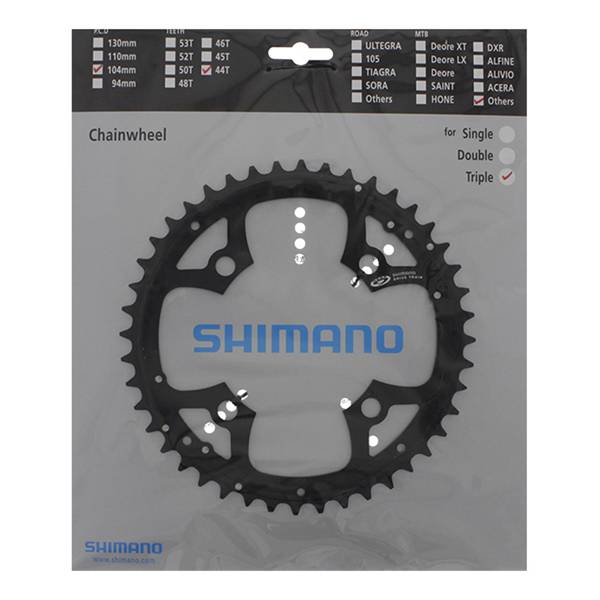 Chainring Shimano FC-M540 44T, Deore, chainguard compatible
